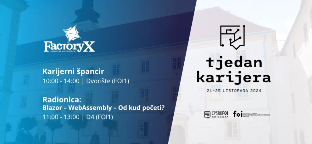 Factory X is participating in the 13th Career Week at FOI!